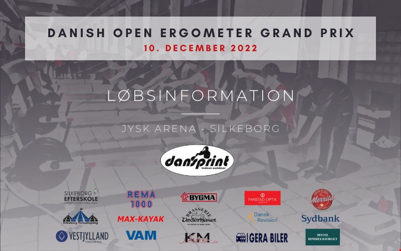 Løbsinformation - Danish Open Ergometer Grand Prix 2022