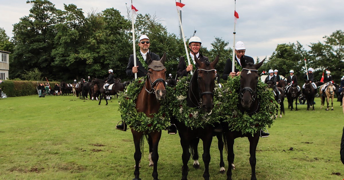 Erfarne ryttere løb med titlerne